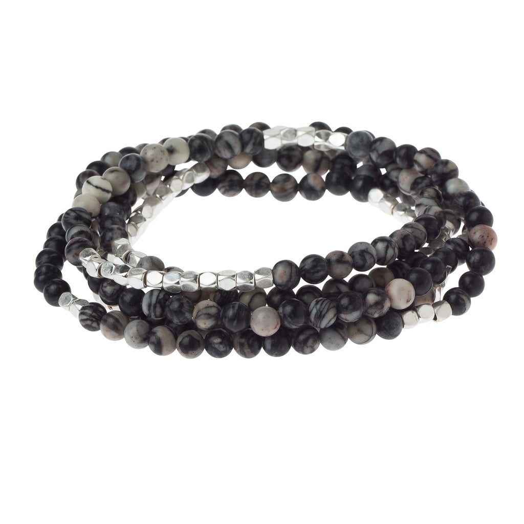 Stone Wrap Black Network Agate - Stone of Inner Stability - Scout ...