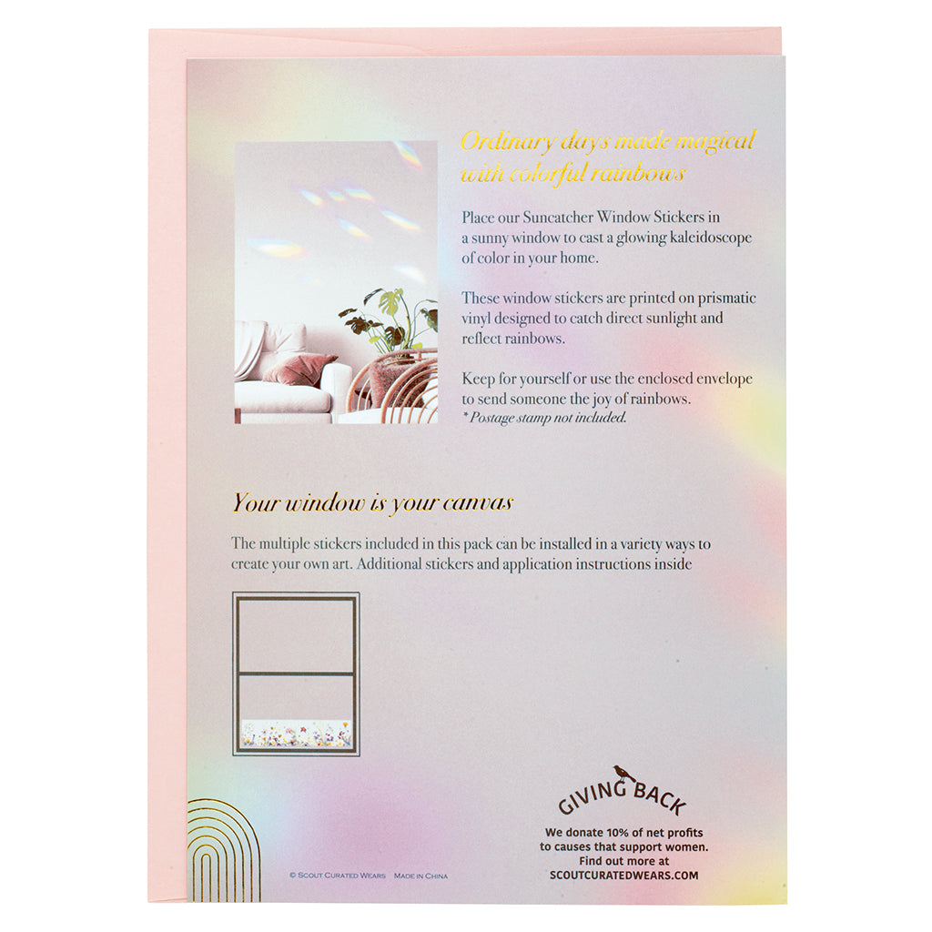 Suncatcher Window Stickers - Scout Curated Wears