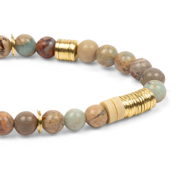 Intermix Stone Stacking Bracelet - Aqua Terra - Scout Curated Wears